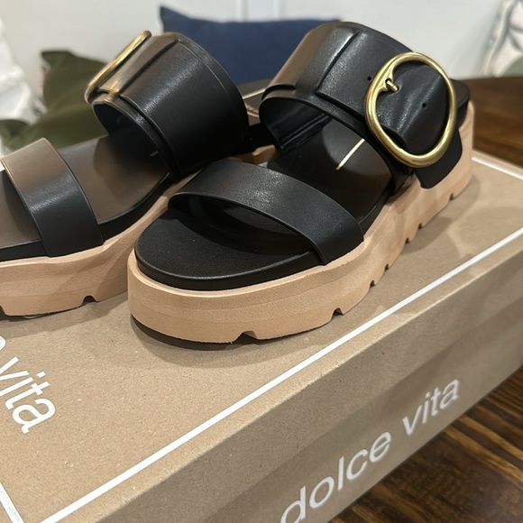 Dolce Vita | Shoes | Dolce Vita Dex Sandals In Black Leather | Poshmark